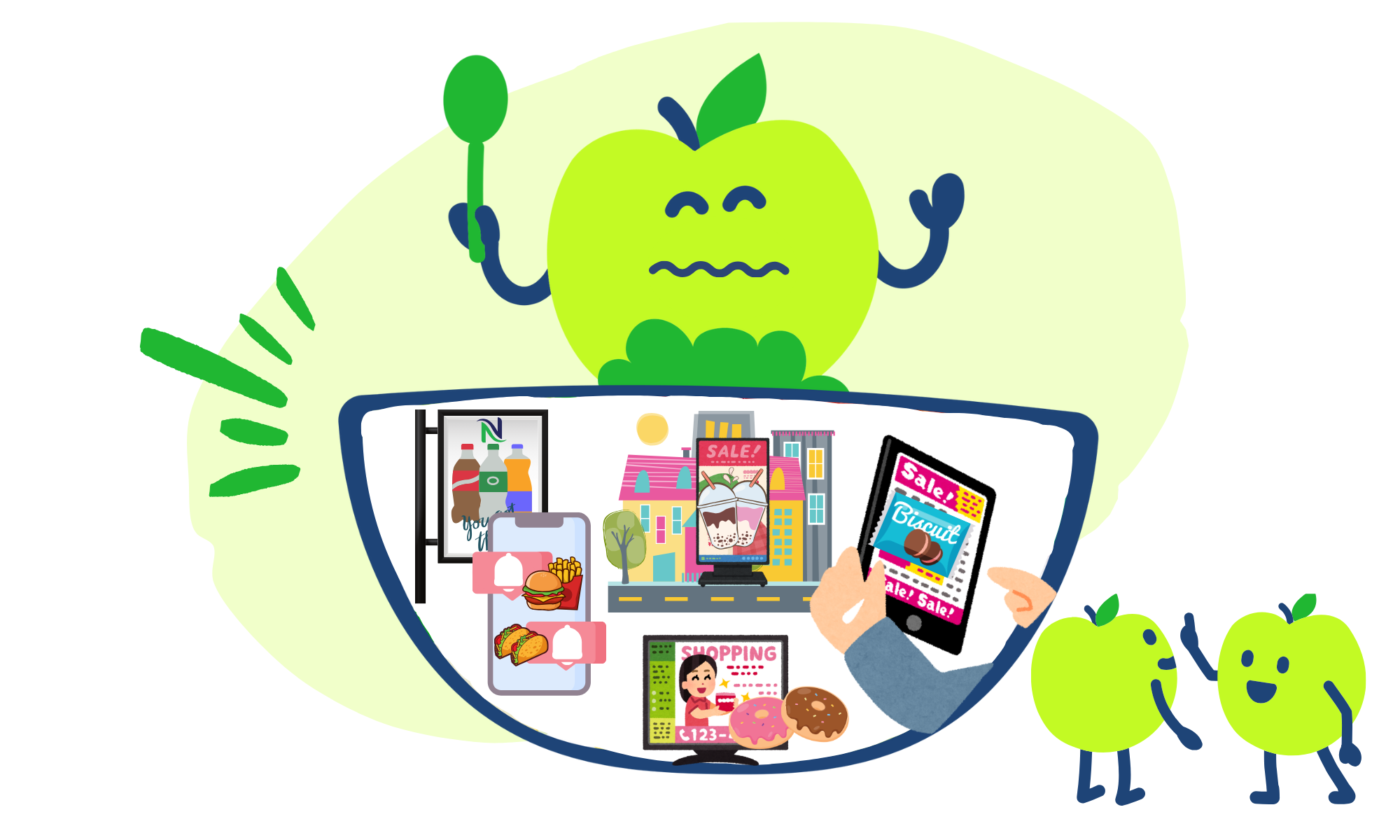 Environnements alimentaires Manger Bouger pub partout - Manger Bouger